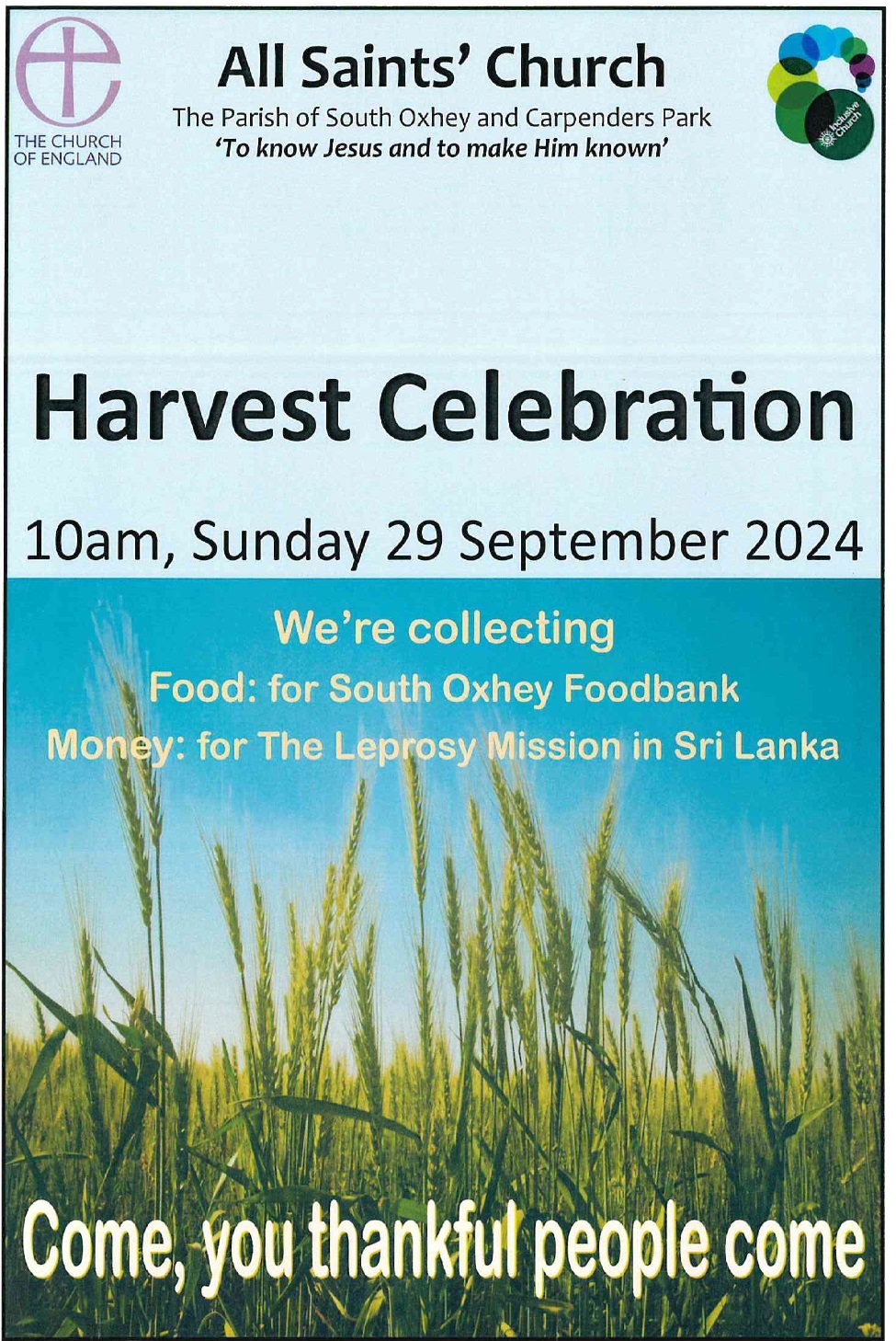 Harvest 2024 | All Saints' Church